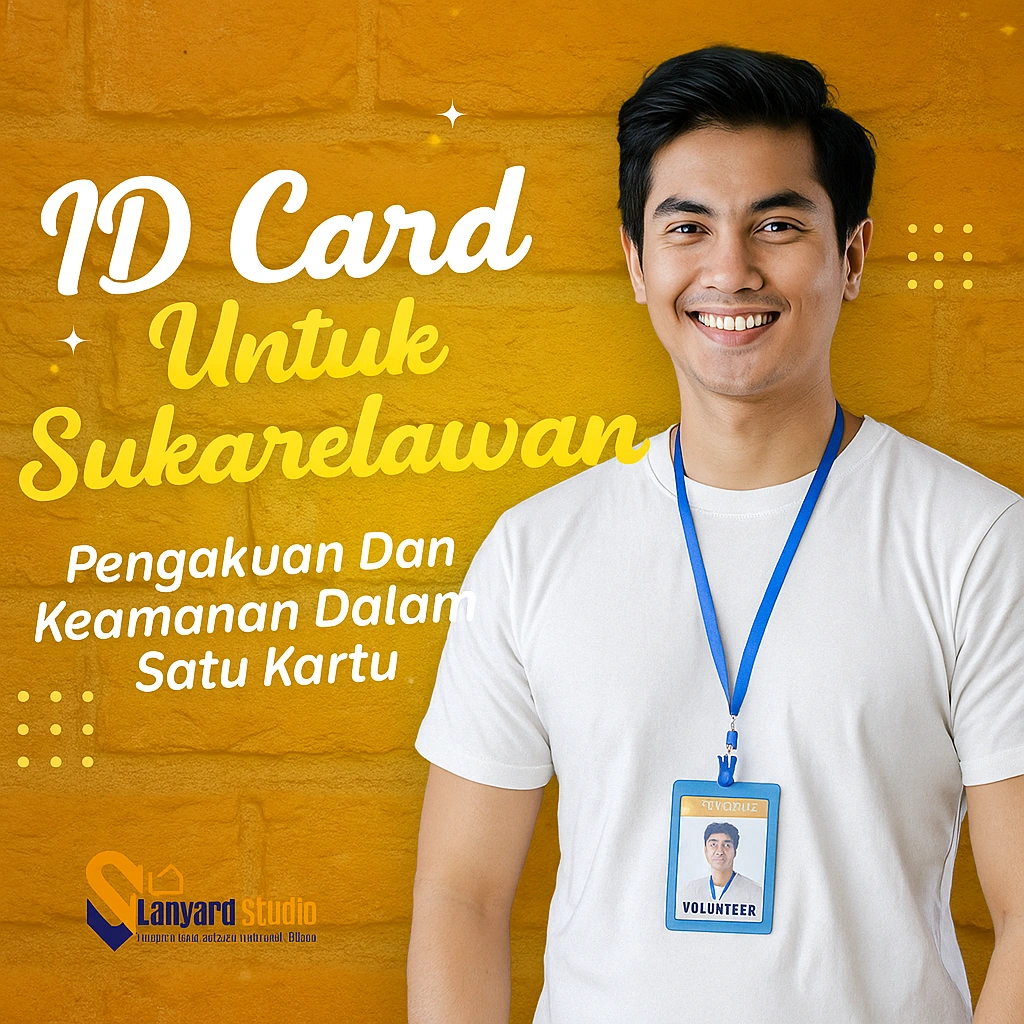 ID Card Untuk Sukarelawan: Pengakuan Dan Keamanan - Pabrik Tali ID Card Lanyard Sablon ...